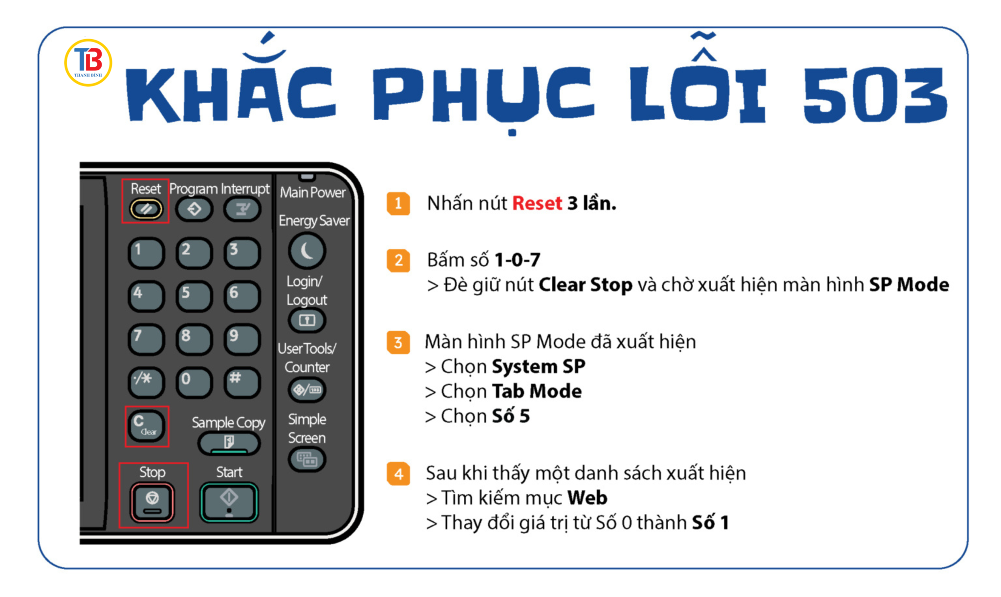 40+ Mã Lỗi Máy Photocopy Rico: Nguyên Nhân và Cách Xử Lý